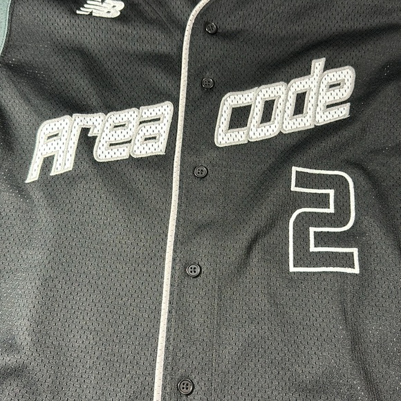 New Balance | Shirts | New Balance Area Code Baseball Jersey Size 4 | Poshmark